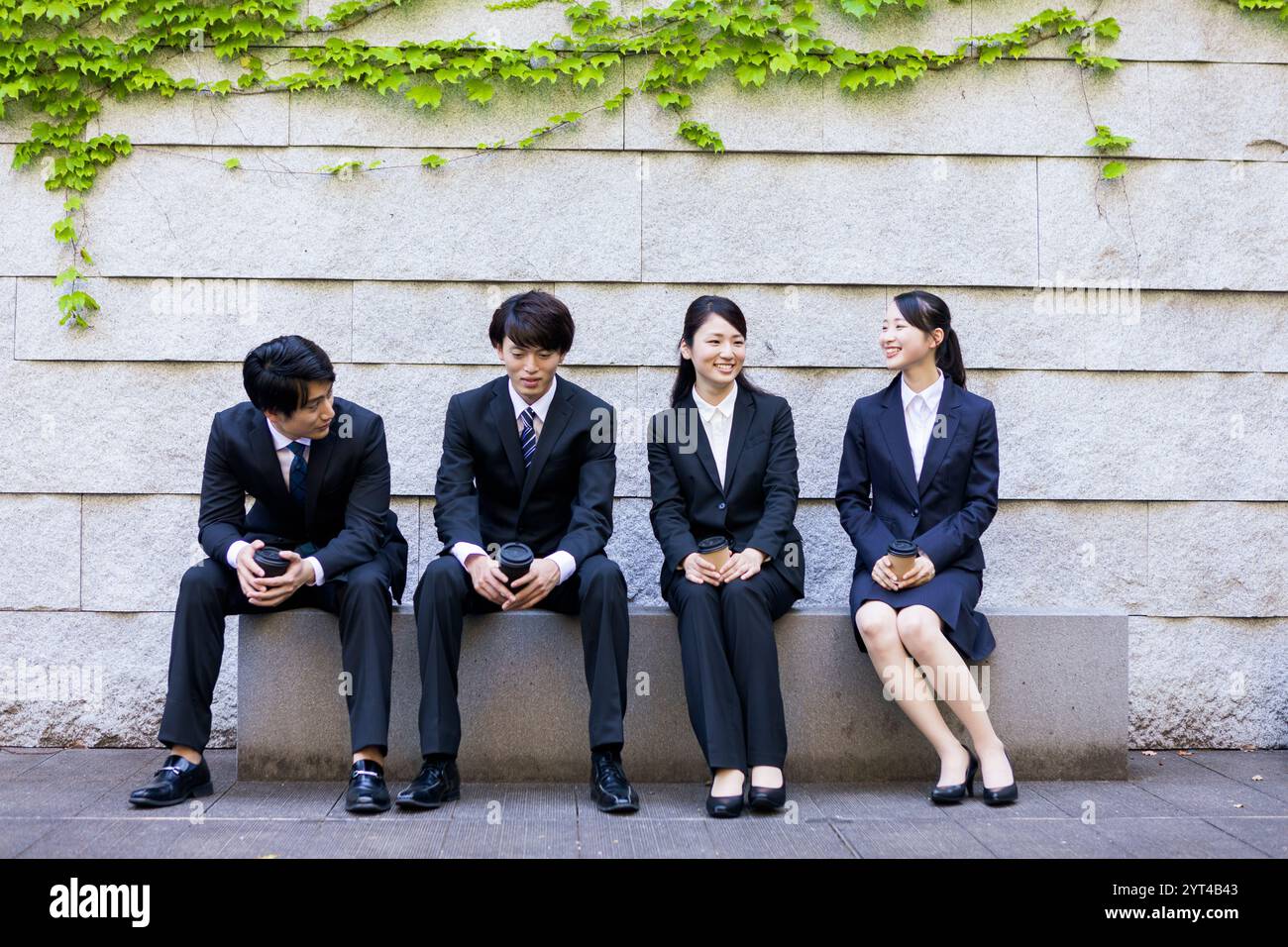 Youth groups in conversation Stock Photo - Alamy