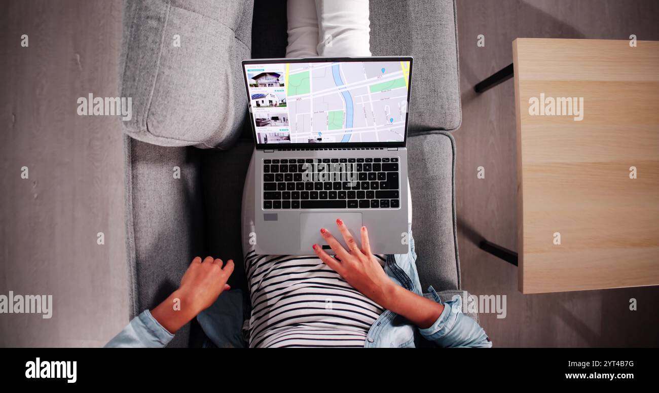 Online Real Estate Property Search And Web Listing Stock Photo - Alamy