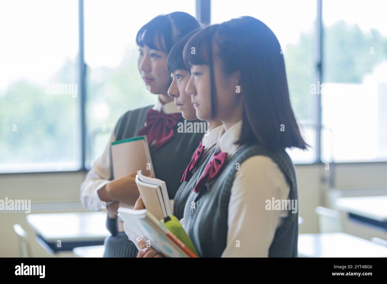 High school girls portrait Stock Photo - Alamy