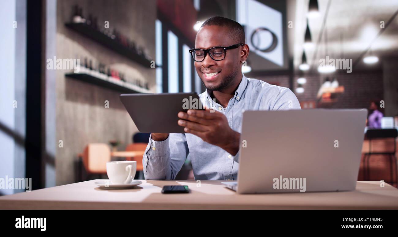 Work And Study On Laptop Computer. Student Typing Stock Photo - Alamy