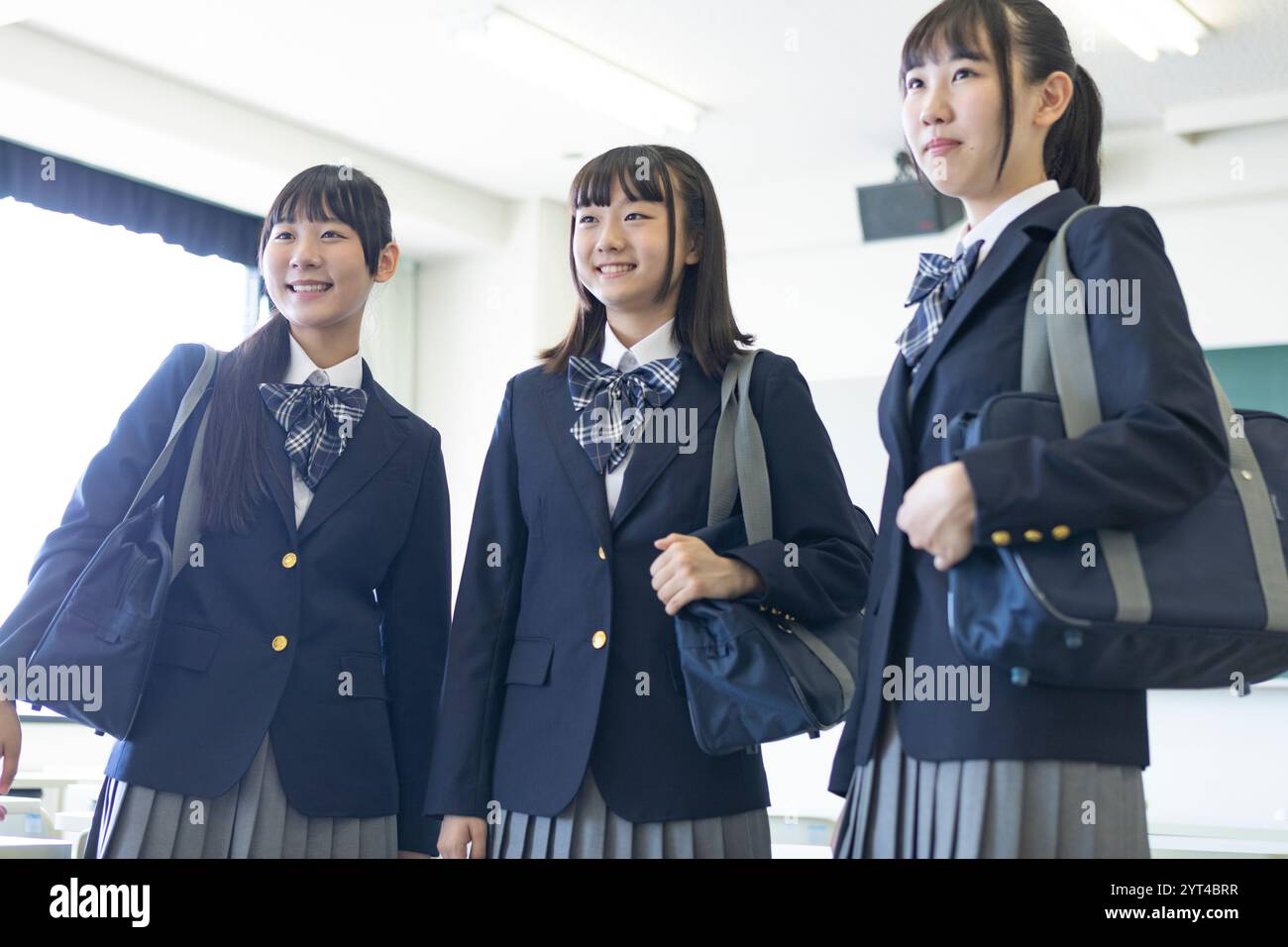 High school girls portrait Stock Photo - Alamy