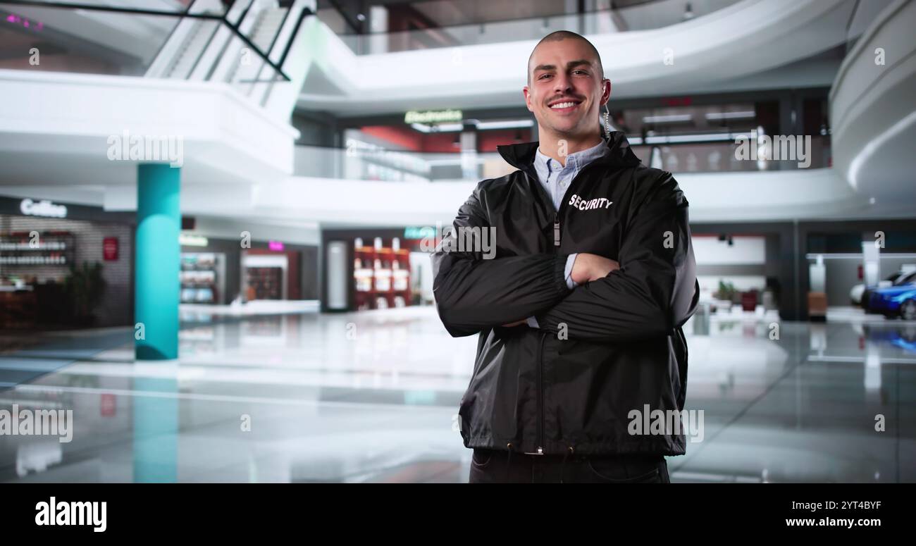 Young security guard shopping mall hi-res stock photography and images ...