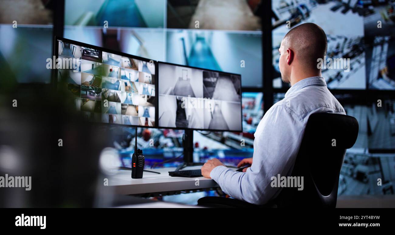 Cctv surveilance screen hi-res stock photography and images - Alamy