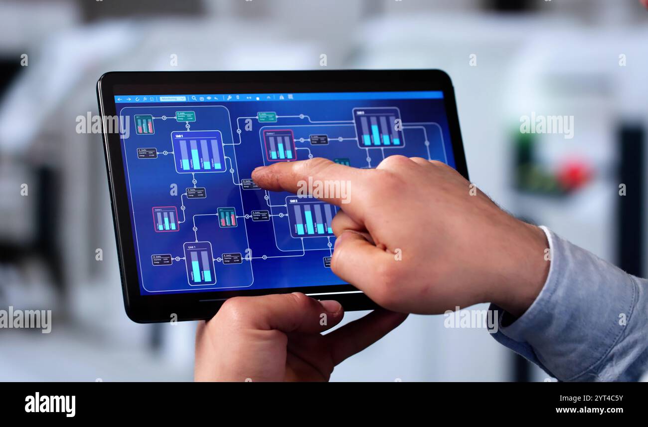 Computer monitors assembly line hi-res stock photography and images - Alamy