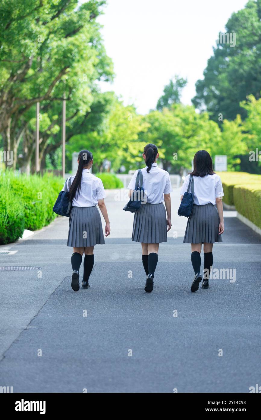 High school girls portrait Stock Photo - Alamy