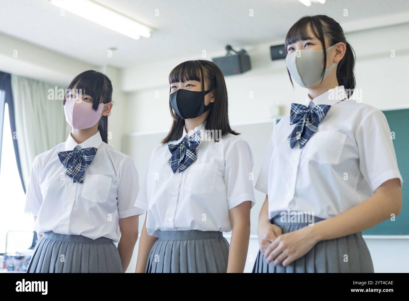 High school girls portrait Stock Photo - Alamy