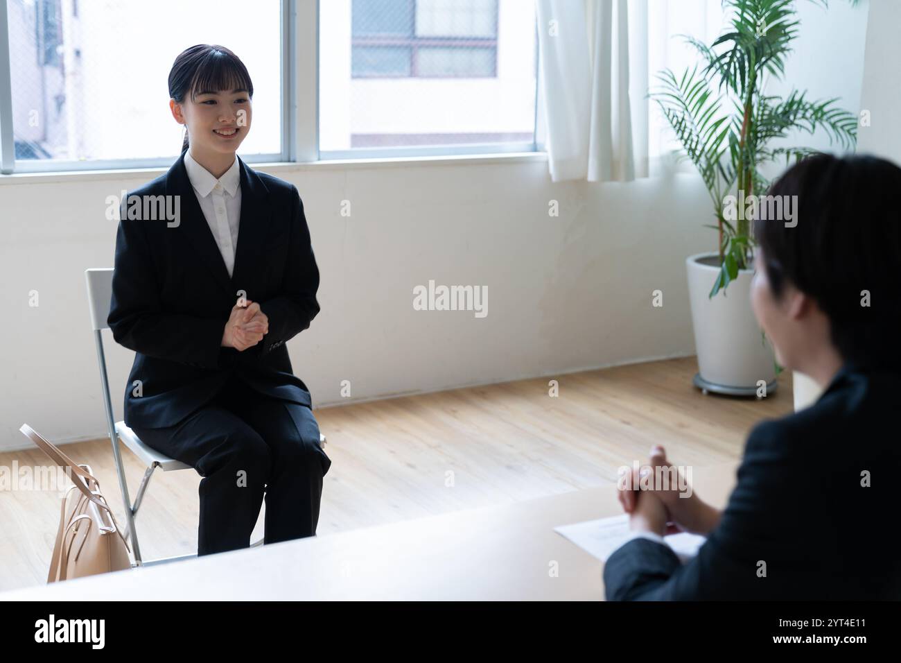 Scene of the interview Stock Photo - Alamy