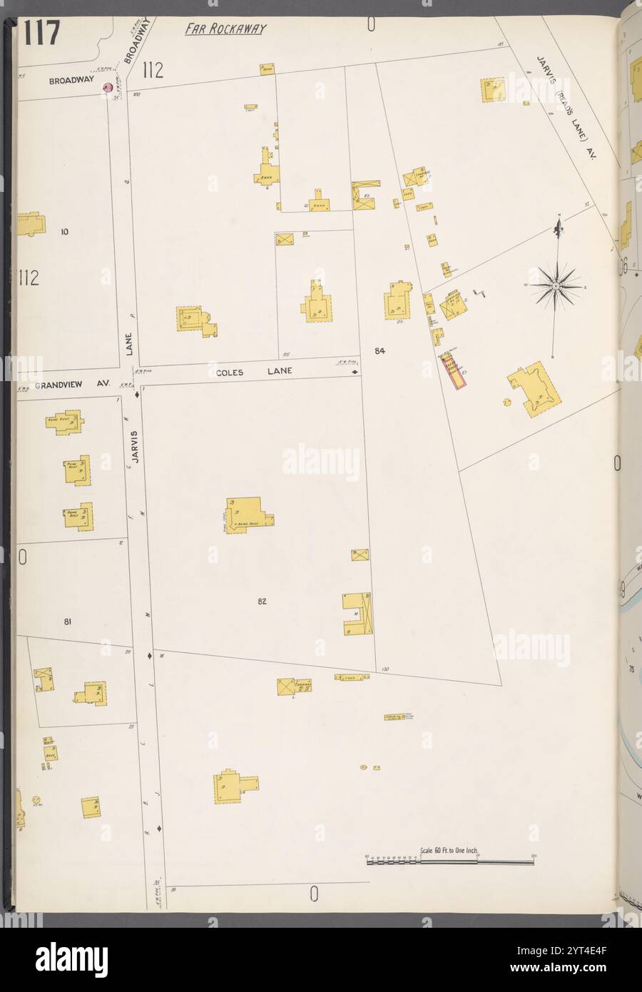 Queens V. 4, Plate No. 117 [Map bounded by Broadway, Jarvis Ave ...