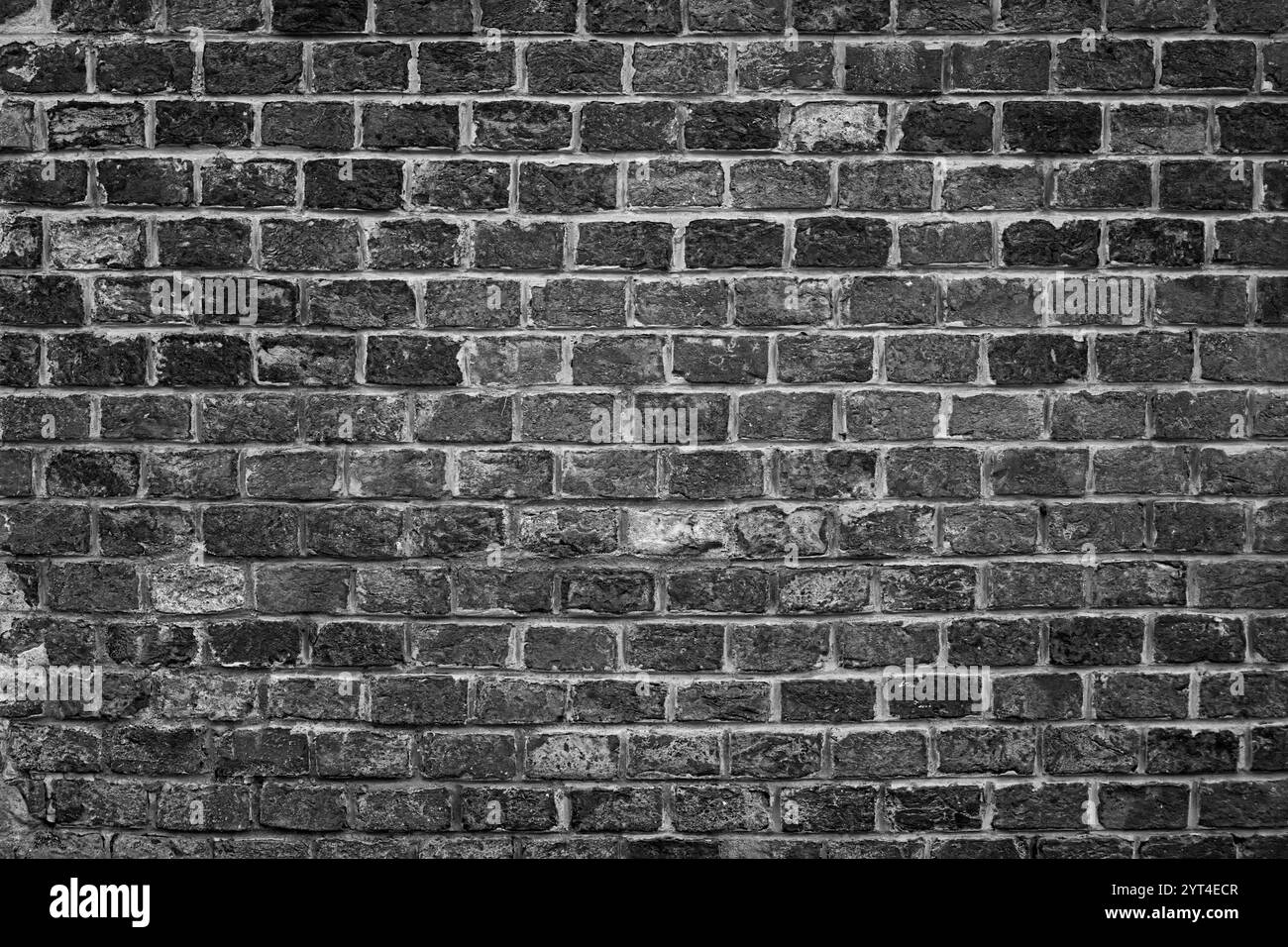 Black and white brick wall texture background ideal for architectural ...