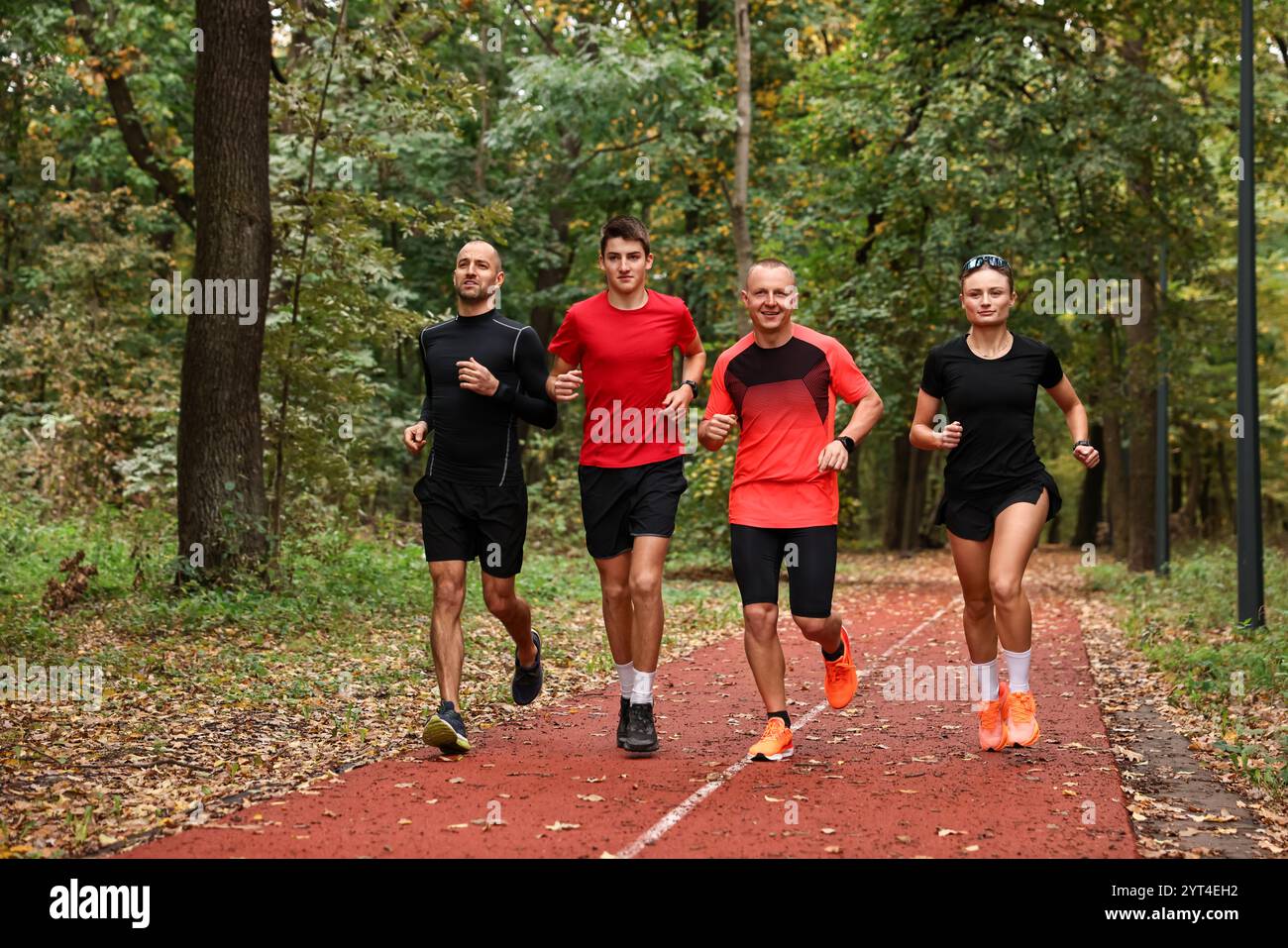 Group of people jogging hi-res stock photography and images - Alamy