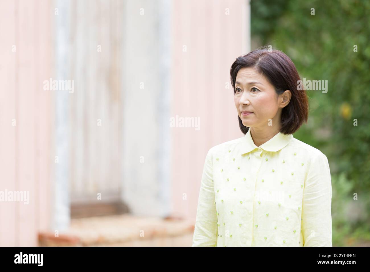 Outdoor middle-aged woman Stock Photo - Alamy