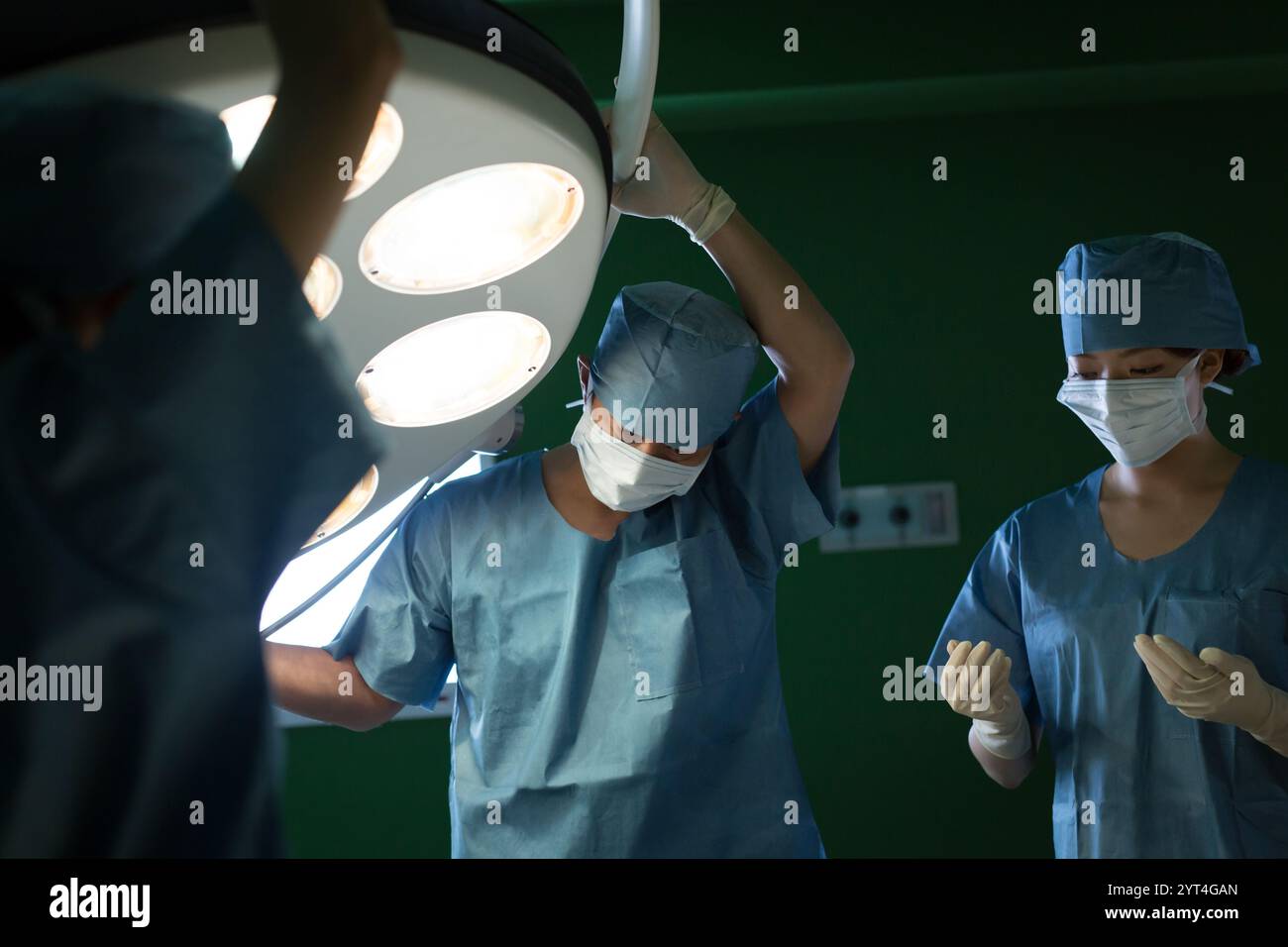 Medical staff during surgery Stock Photo - Alamy