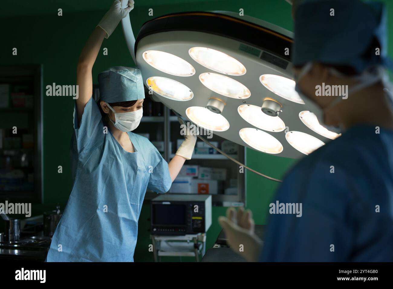 Medical staff during surgery Stock Photo - Alamy