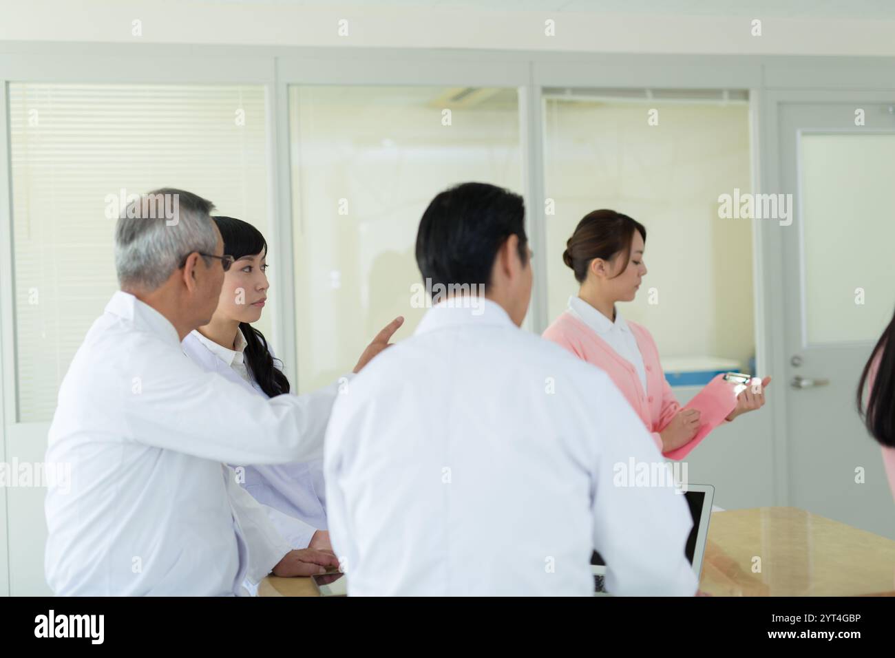 Medical staff during conference Stock Photo - Alamy
