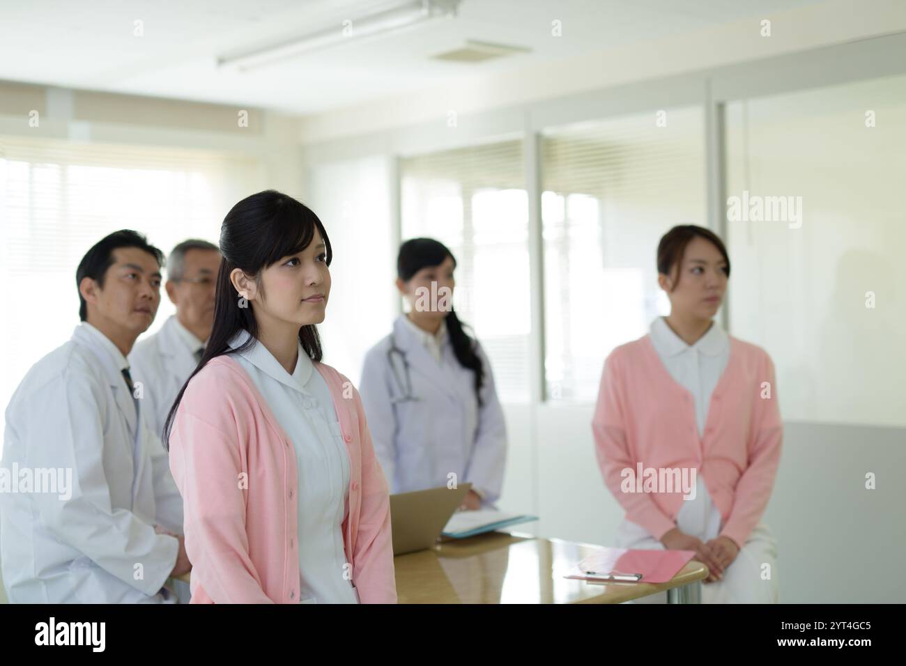 Medical staff during conference Stock Photo - Alamy