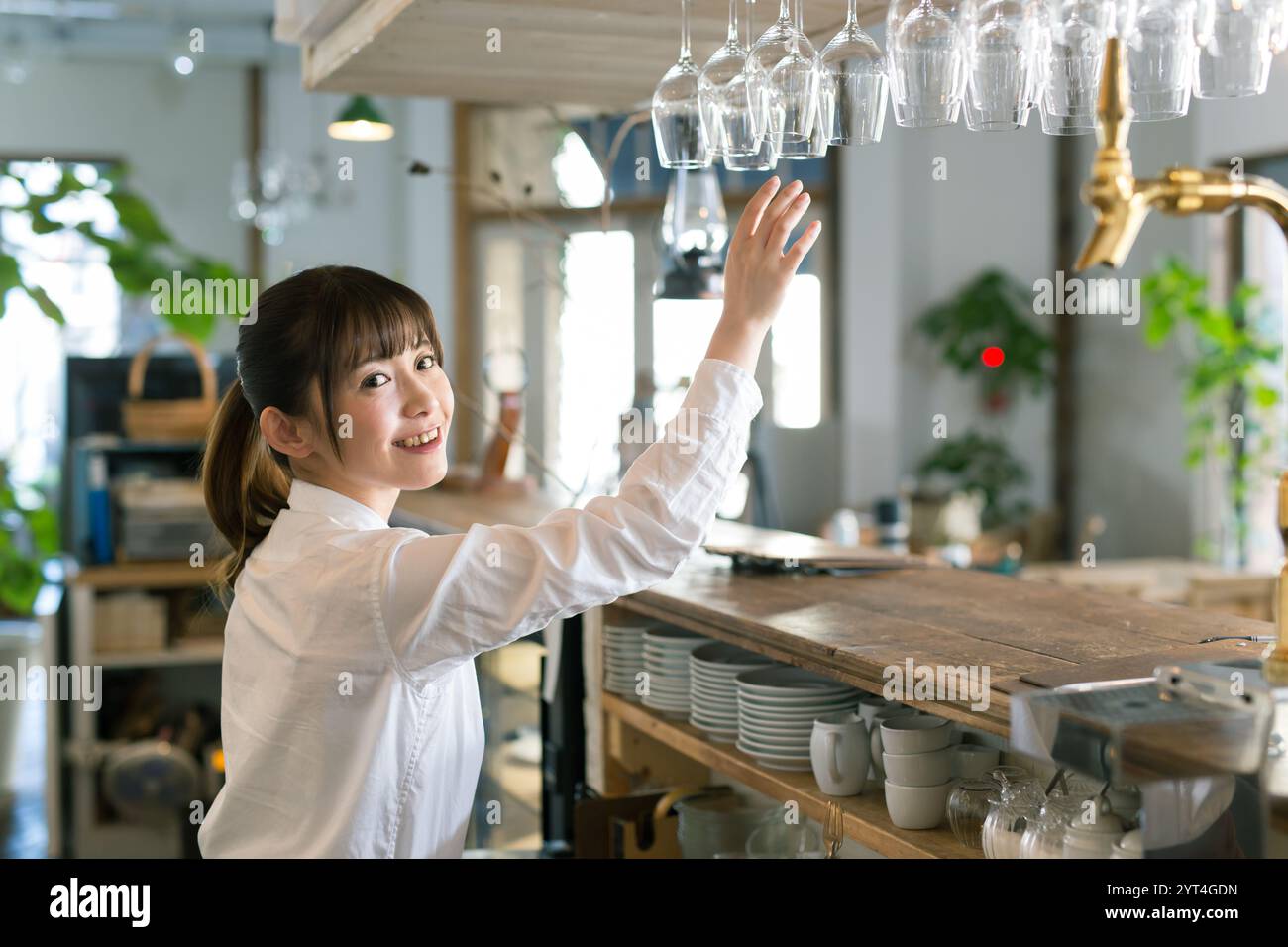 Female employee working hi-res stock photography and images - Alamy