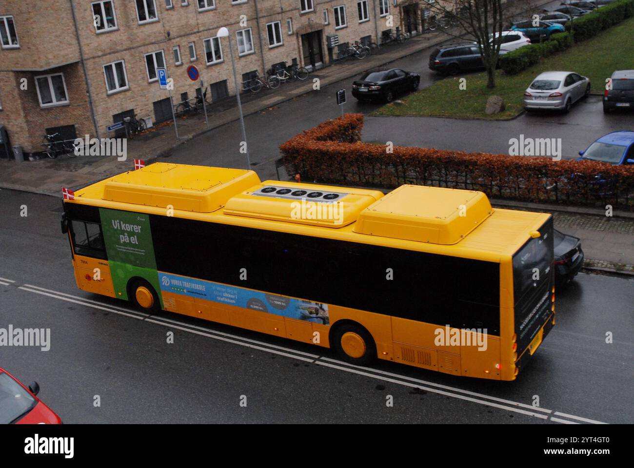 Copenhagen/ DenmarK/06 DECEMBER 2024/ danish public bus flsys dannebrog ...