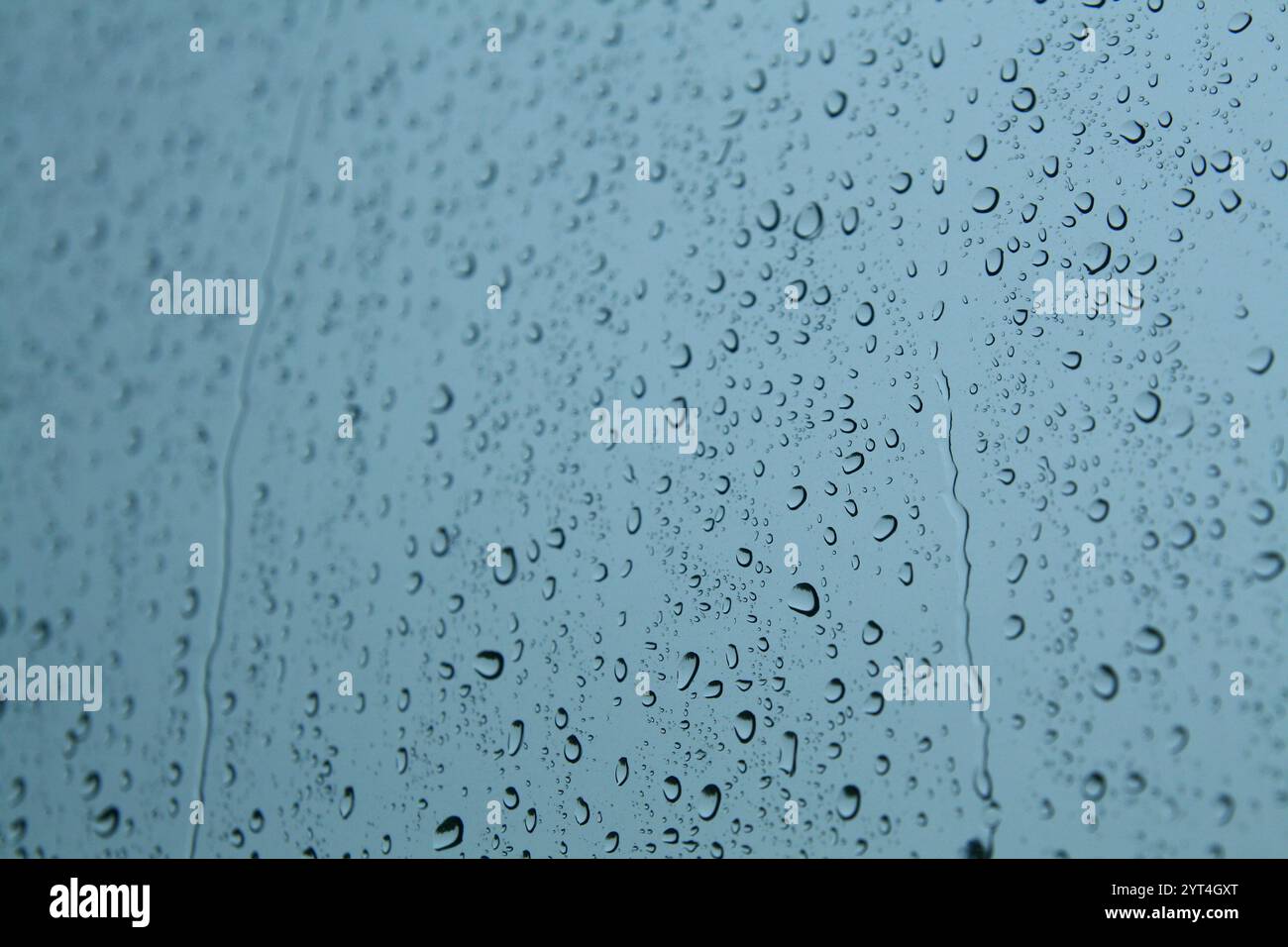 Isolated vector blue raindrops hi-res stock photography and images - Alamy