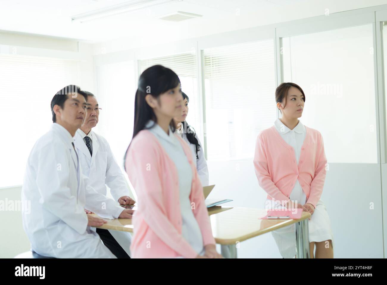 Doctors and nurses during conference Stock Photo - Alamy