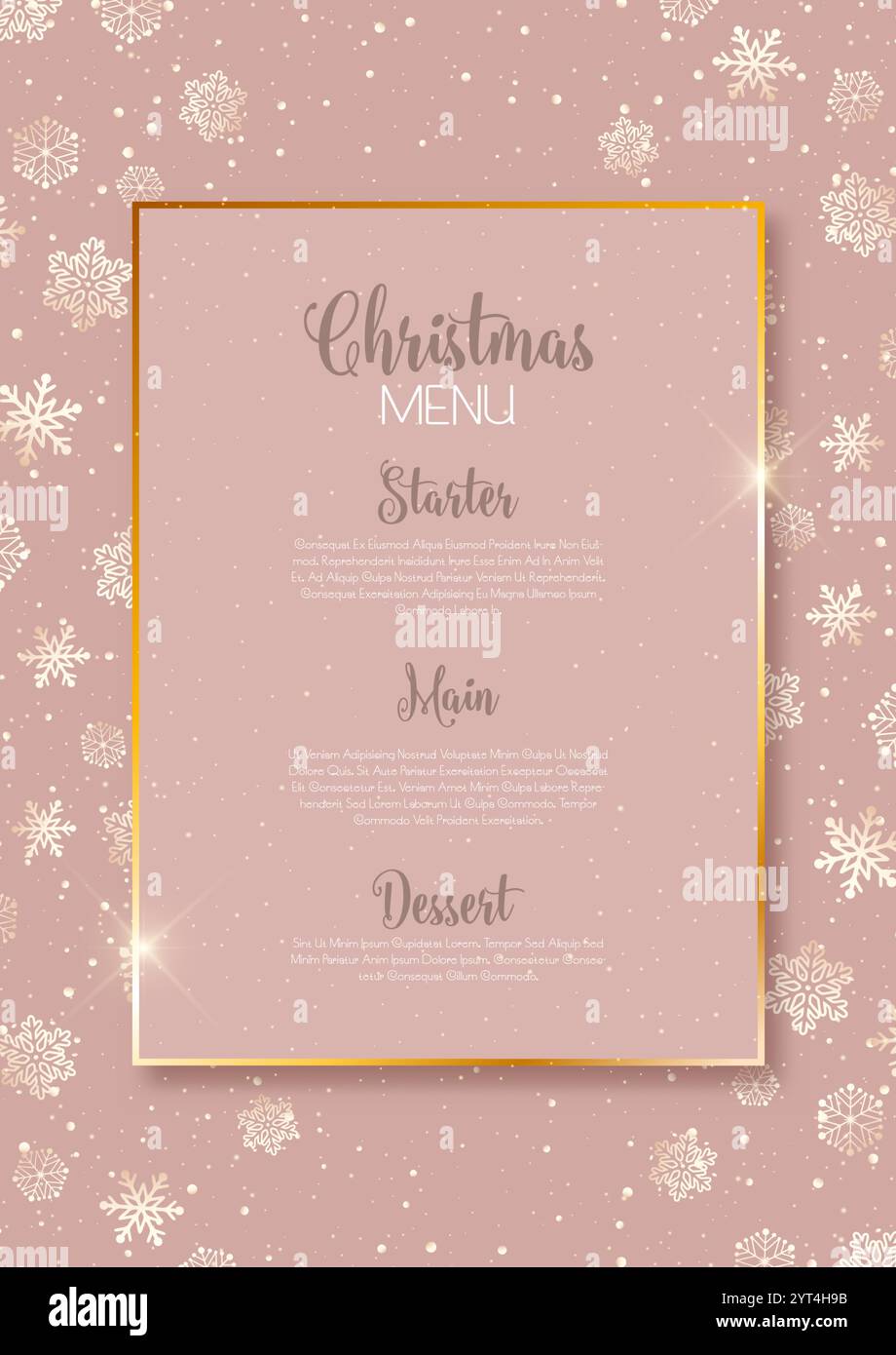 Christmas star winter rose Stock Vector Images - Alamy
