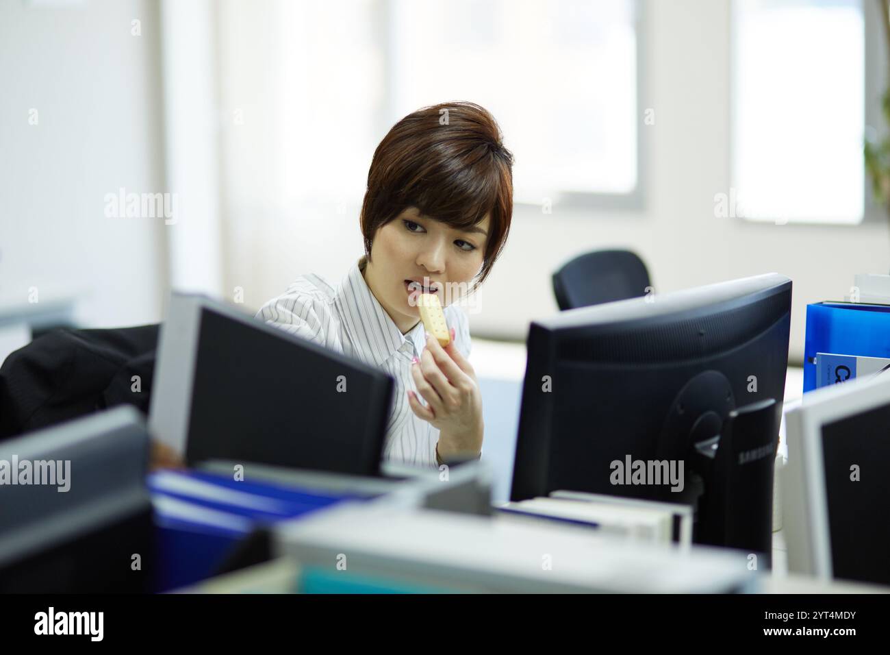One woman busy work hi-res stock photography and images - Alamy