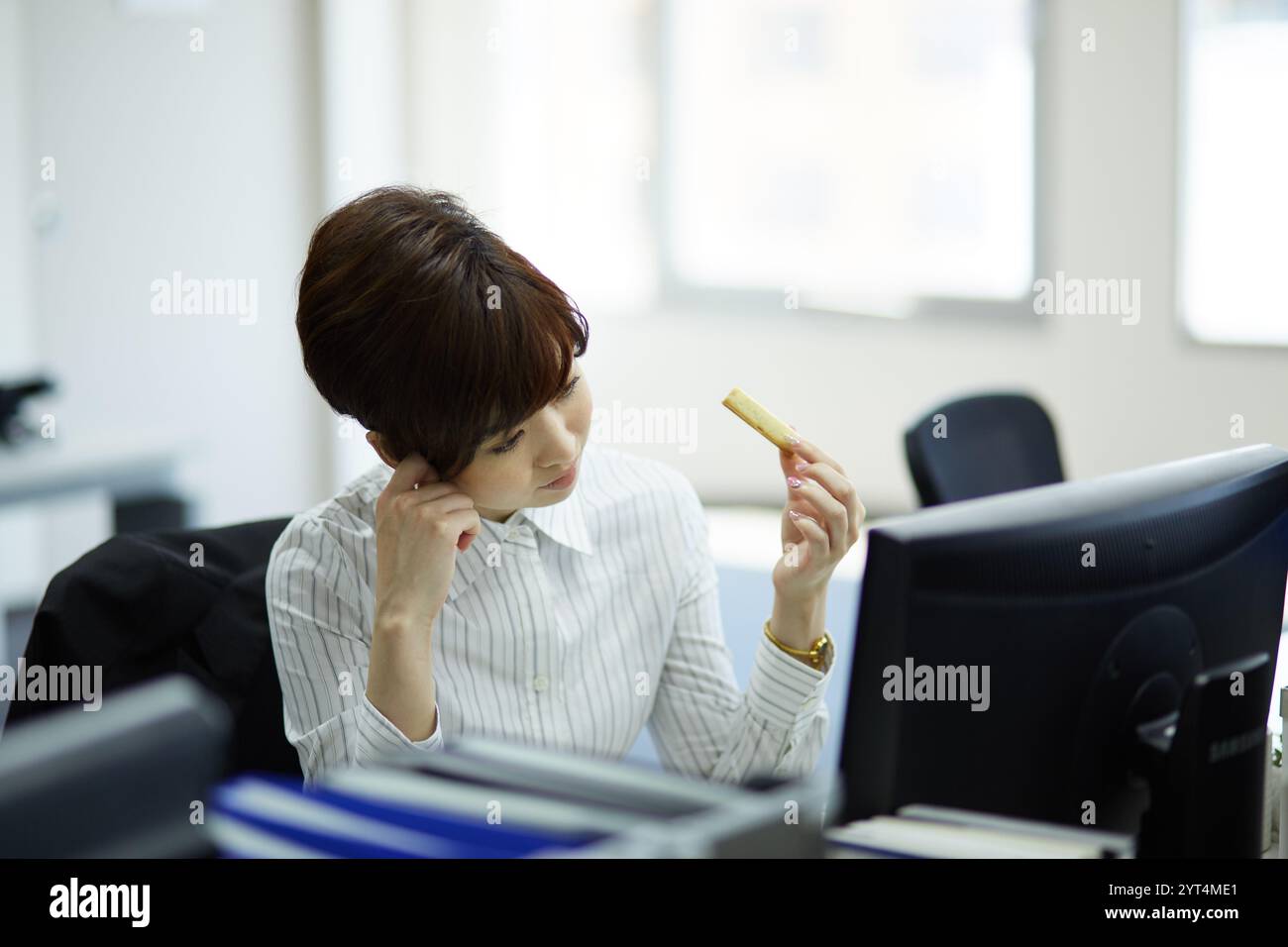 One woman busy work hi-res stock photography and images - Alamy
