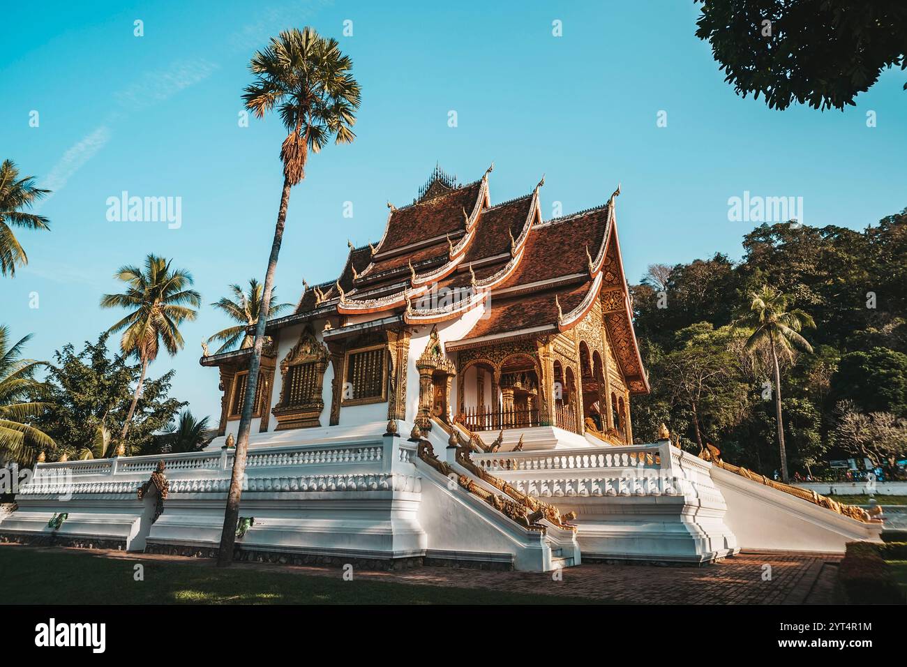 Wat Xieng Thong Golden City Temple in Luang Prabang, Laos. Xieng Thong ...