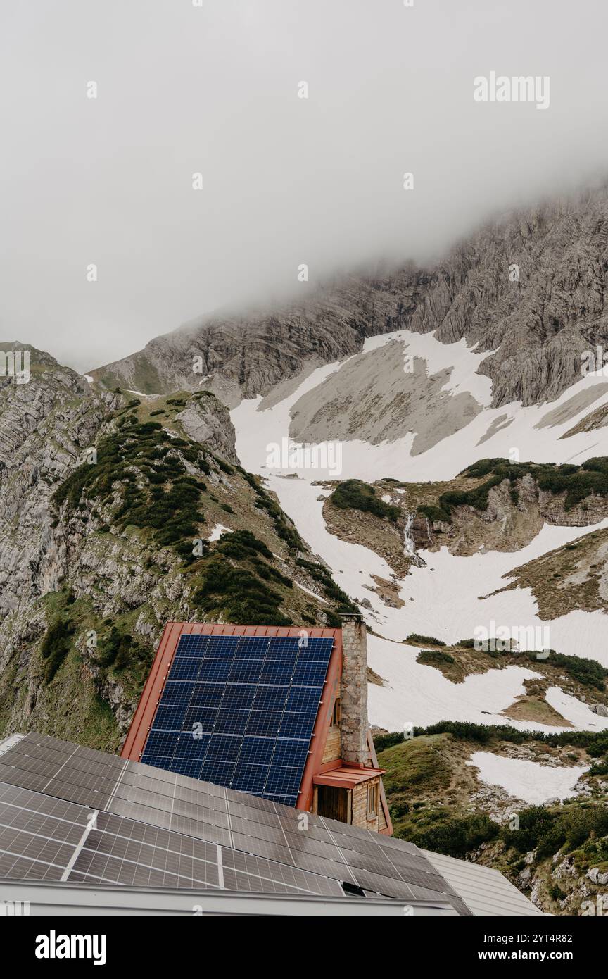 Photovoltaic solar panels alpine hi-res stock photography and images ...