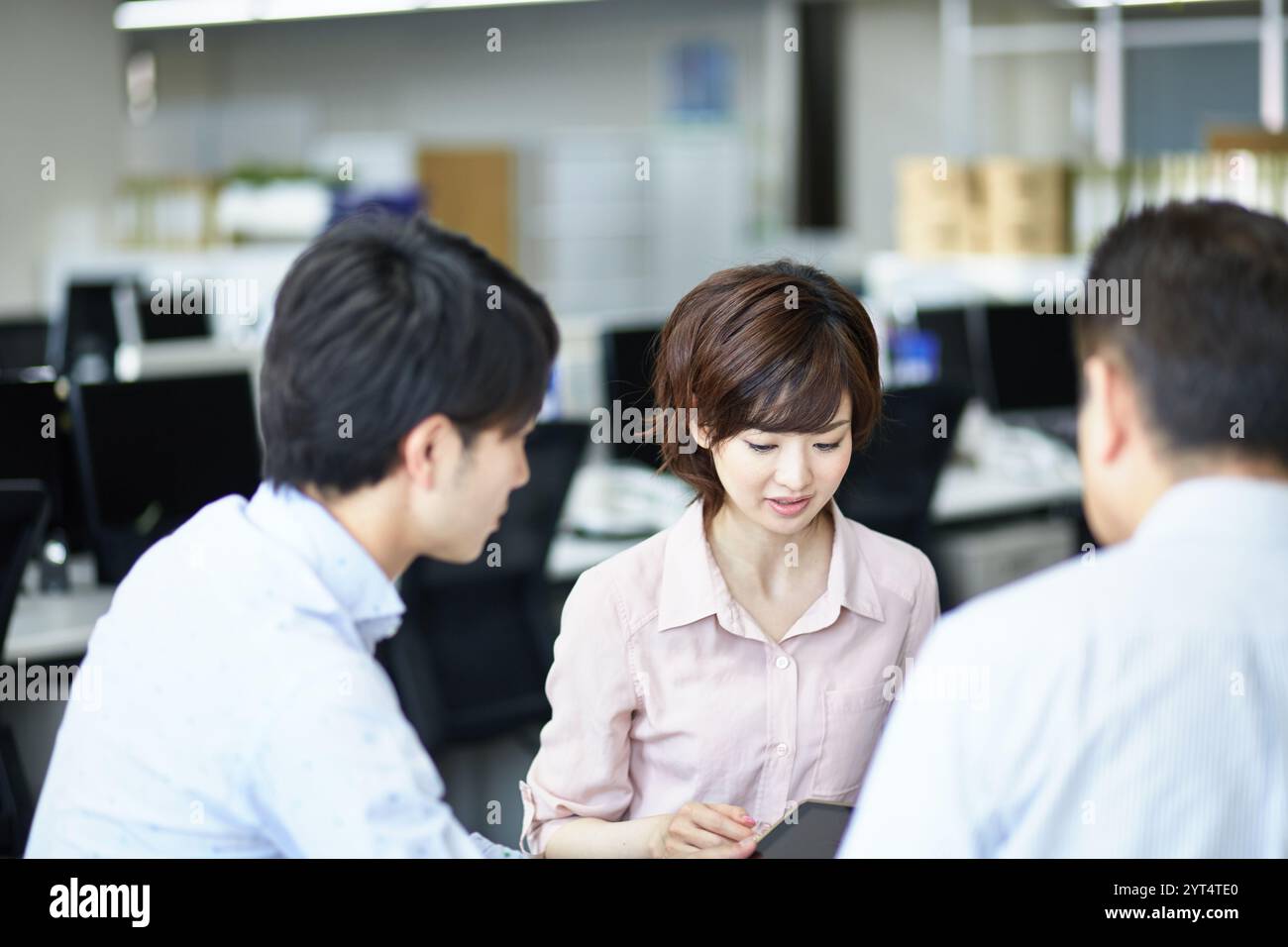 Group woman meeting staff hi-res stock photography and images - Alamy