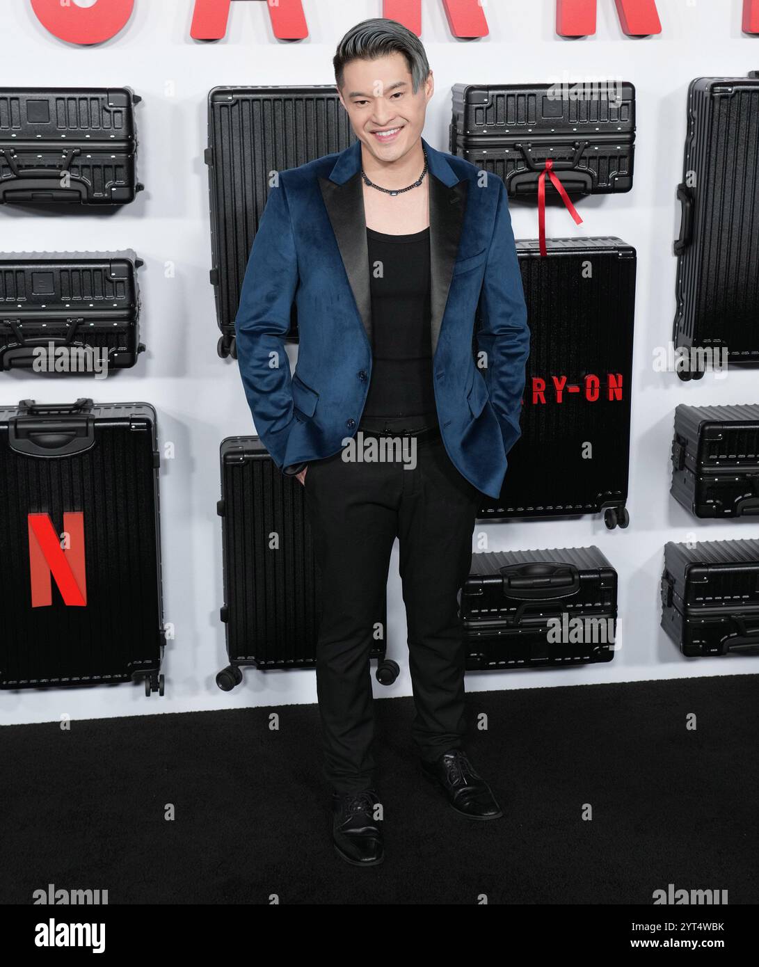 Los Angeles, USA. 05th Dec, 2024. Edwin Kho arrives at Netflix's CARRY ON Premiere held at The ...