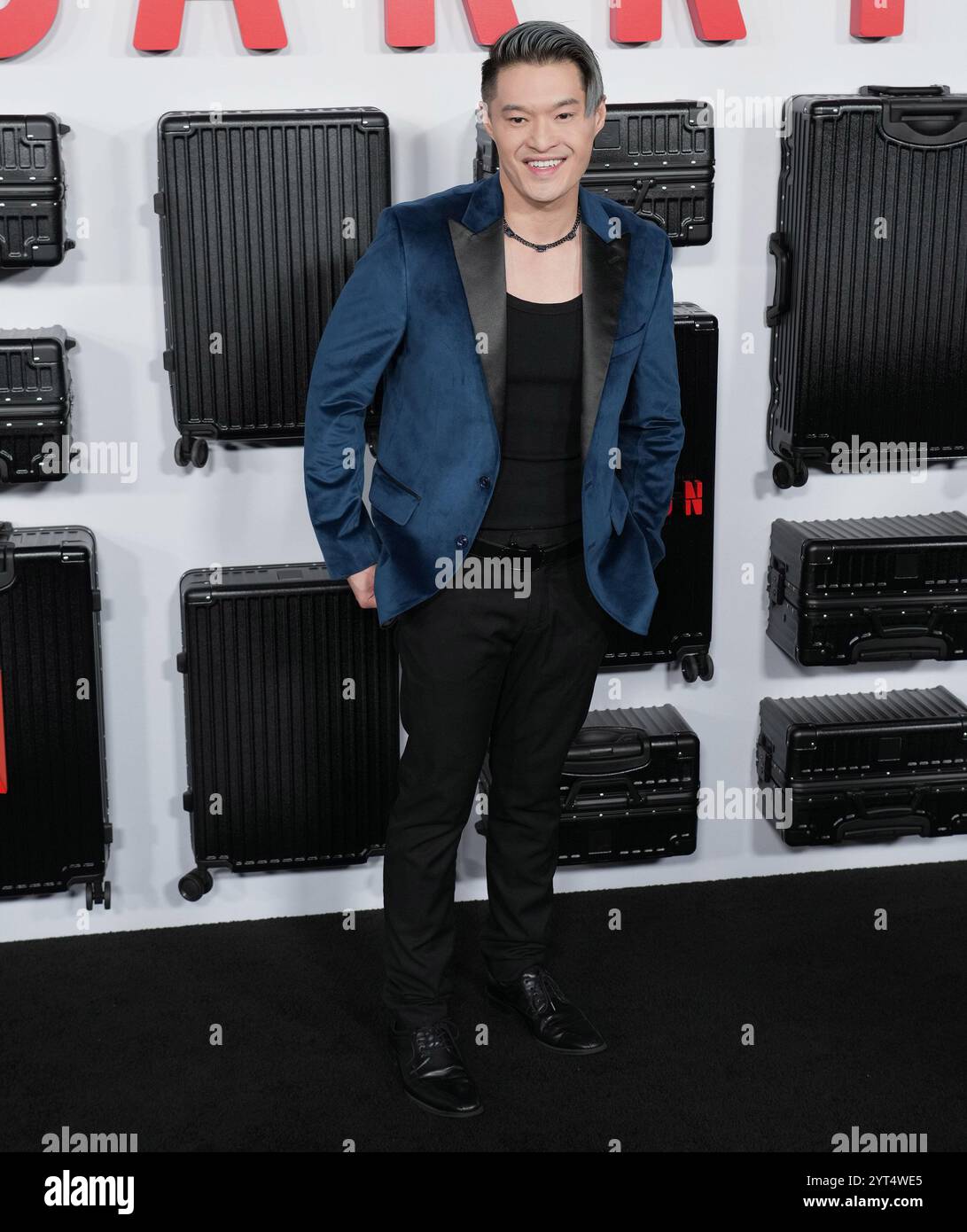 Edwin Kho arrives at Netflix's CARRY ON Premiere held at The Egyptian Theater in Hollywood, CA ...