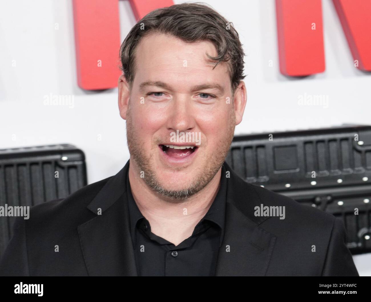 Joe Williamson arrives at Netflix's CARRY ON Premiere held at The ...