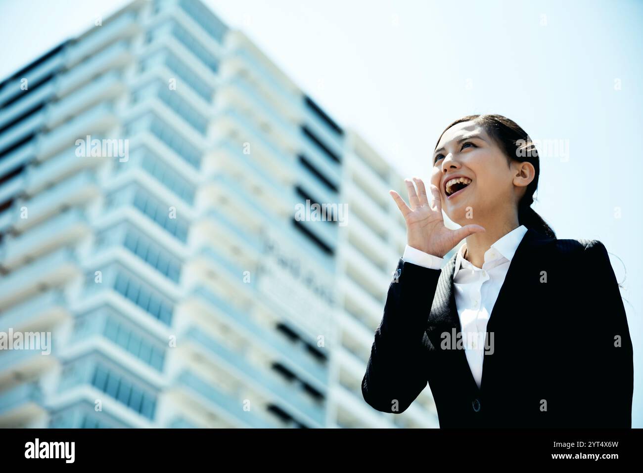 Smile shout hi-res stock photography and images - Alamy