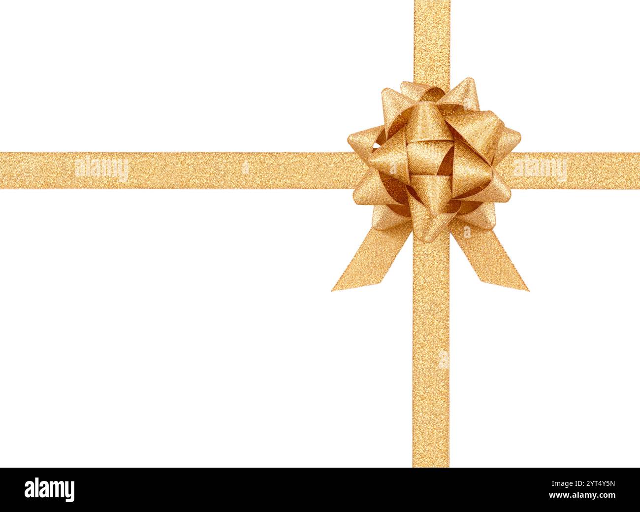 Gold wrapping Cut Out Stock Images & Pictures - Alamy