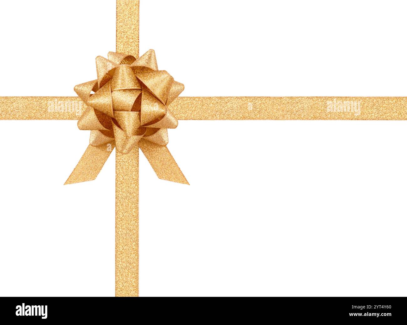 Gold wrapping Cut Out Stock Images & Pictures - Alamy