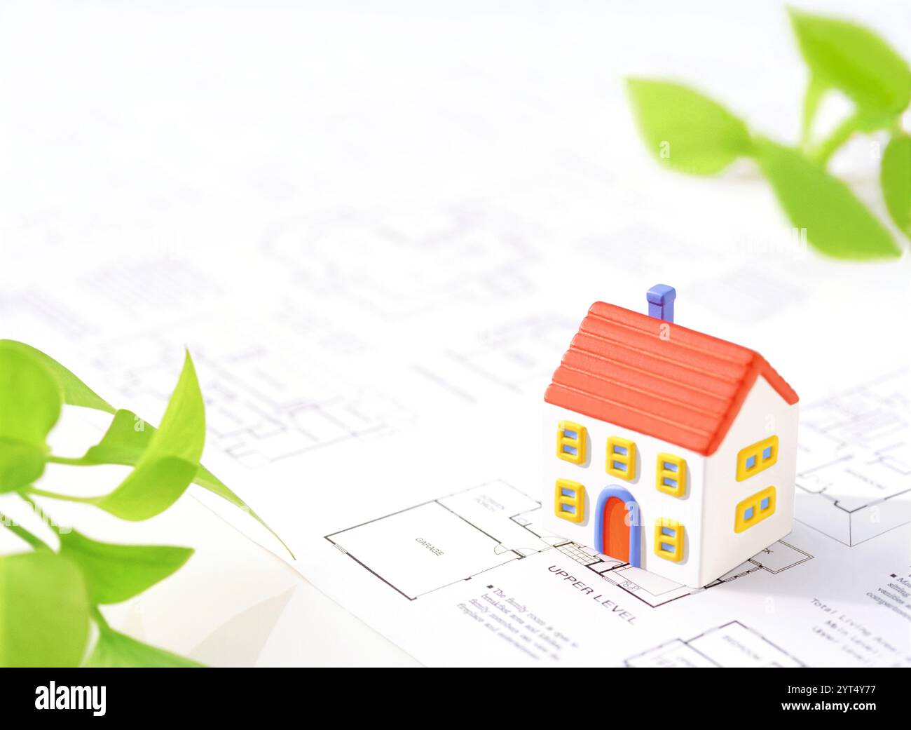 Simple house blueprint hi-res stock photography and images - Alamy