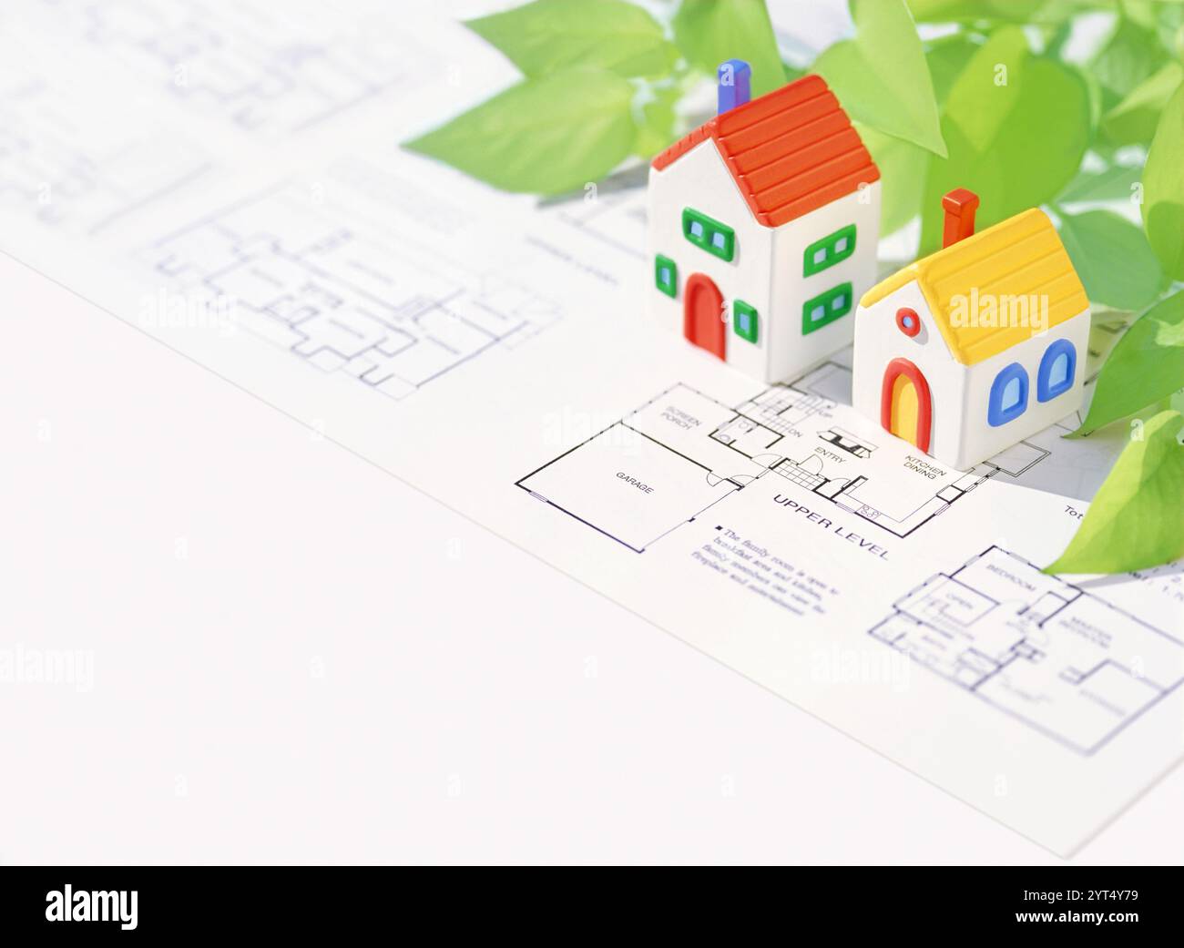 Clay house and drawing Stock Photo - Alamy