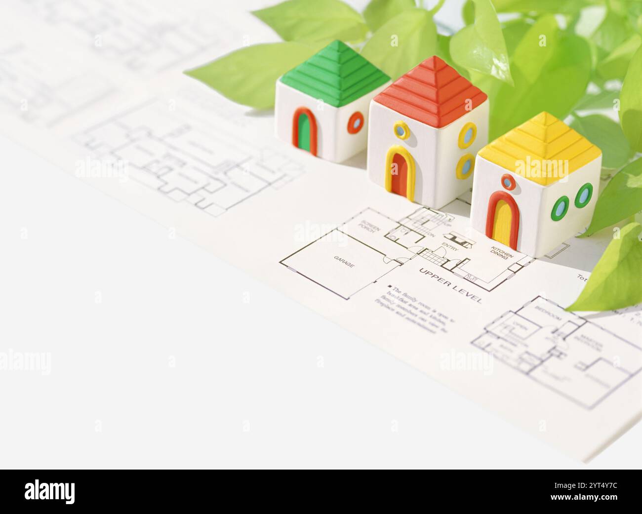 Clay house and drawing Stock Photo - Alamy