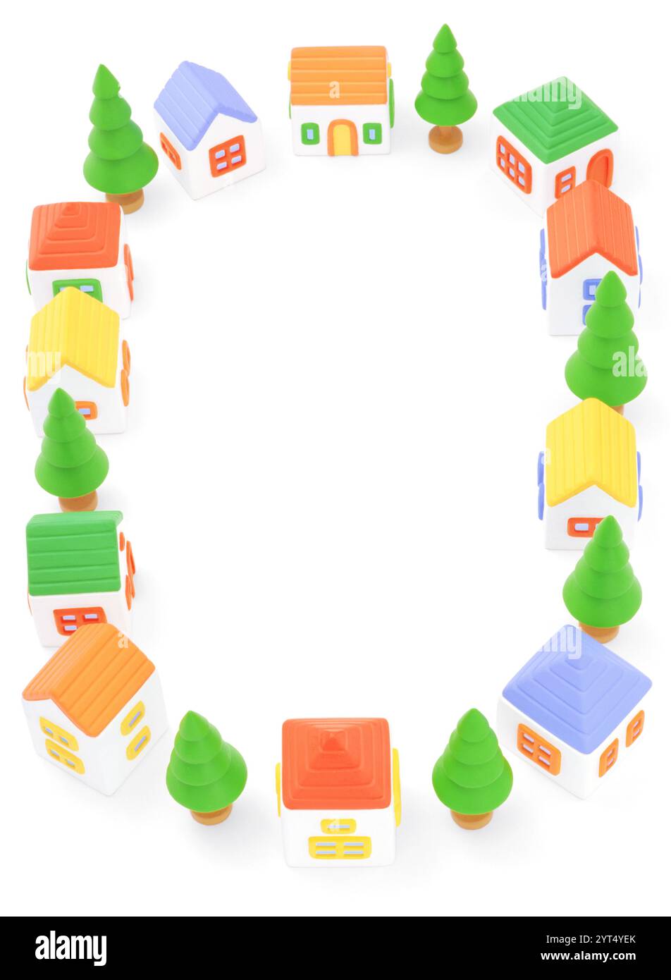 Circle of clay houses Stock Photo - Alamy