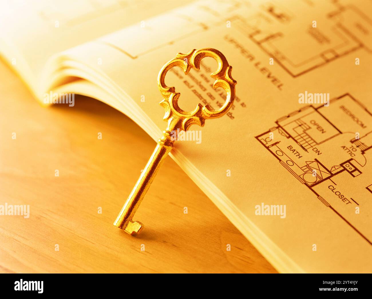 Simple house plans hi-res stock photography and images - Alamy