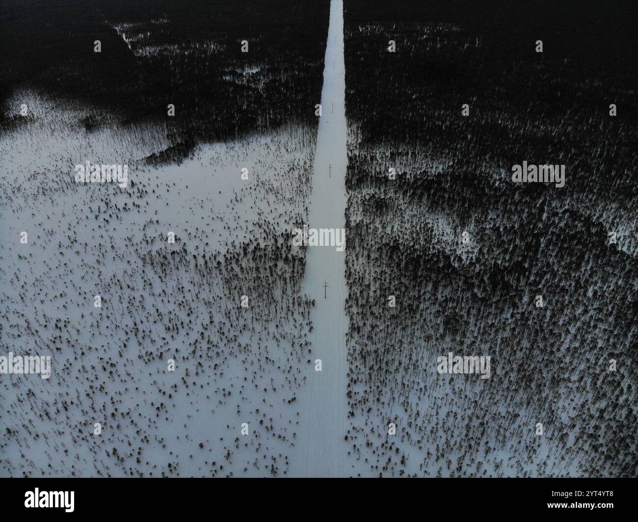 Aerial snowy mountain under cloudy hi-res stock photography and images ...