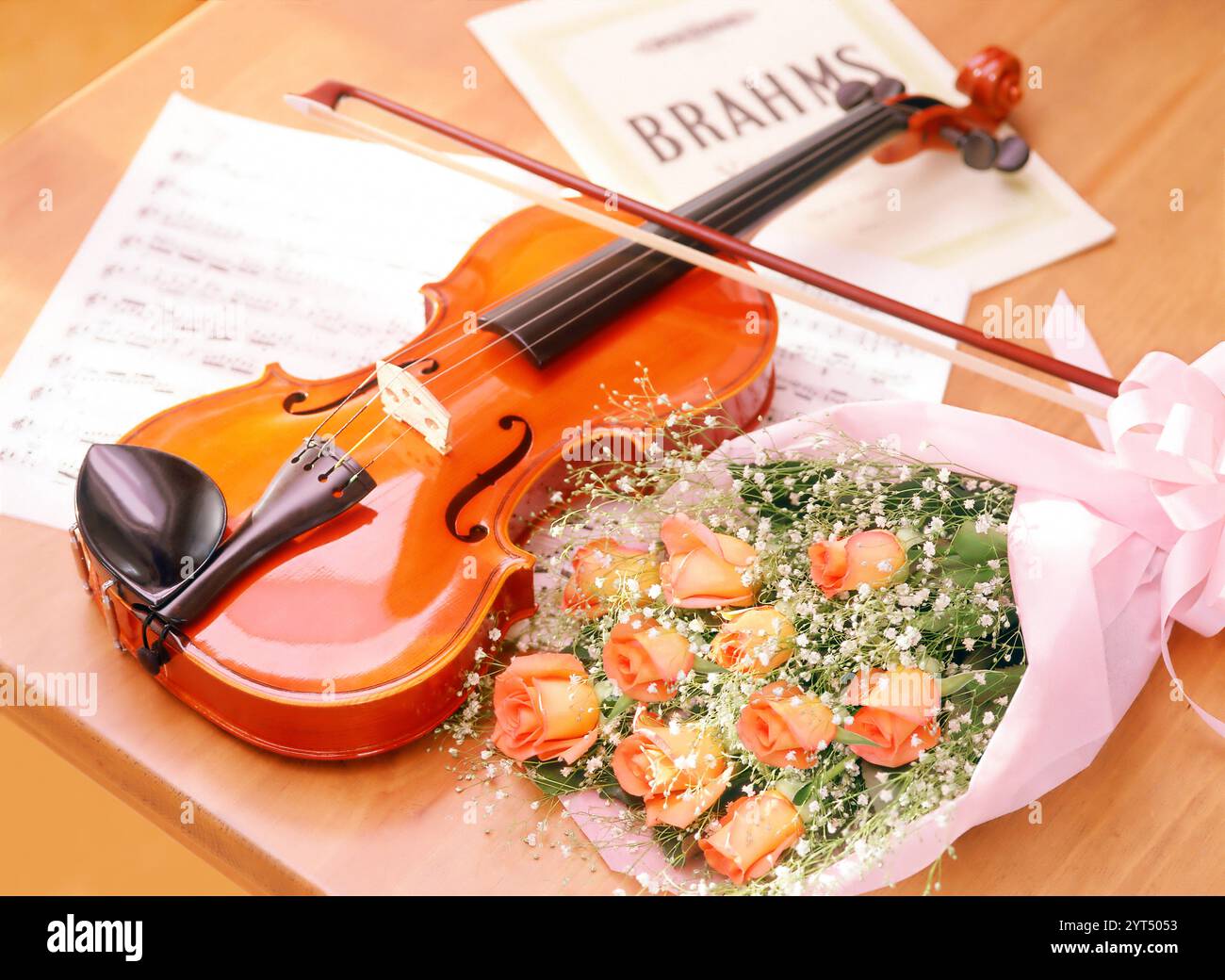Violin And Roses Wallpaper HD Violin With Red Roses Wallpapers