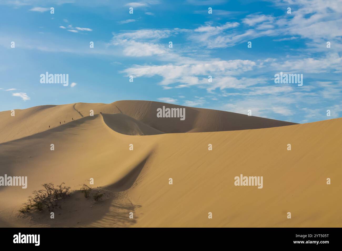 Oasis Huacachina in the desert of Peru. South America landscape sights ...