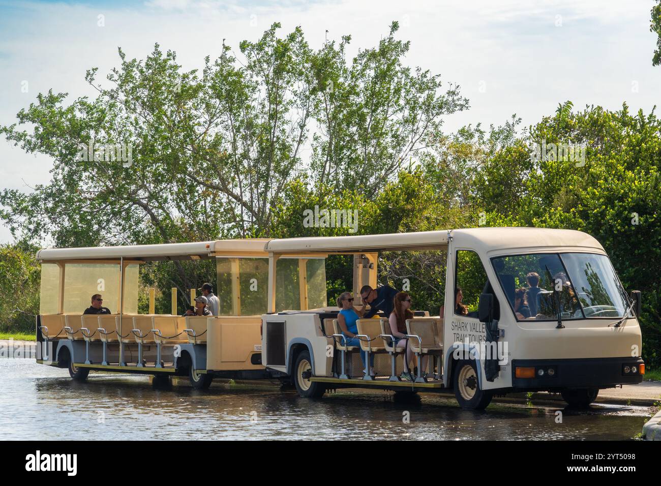 The Shark Valley Tram Tour at Everglades National Park, Florida, United ...