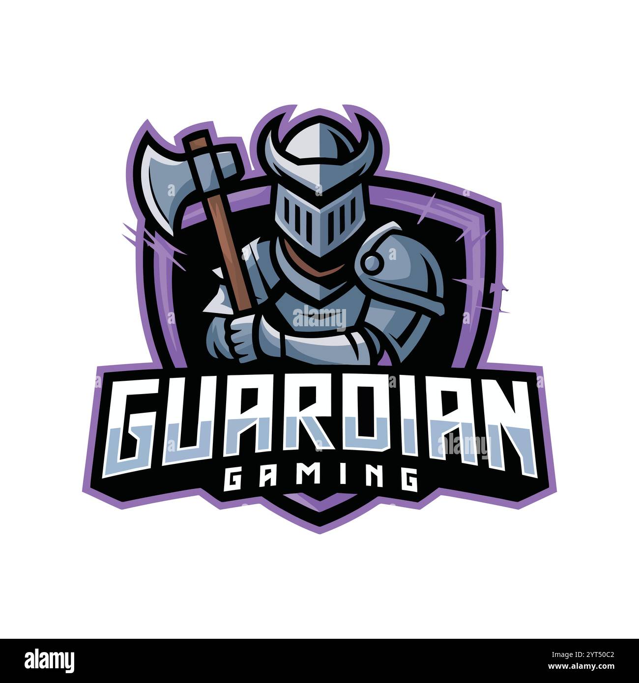 Sleek gaming logo hi-res stock photography and images - Alamy