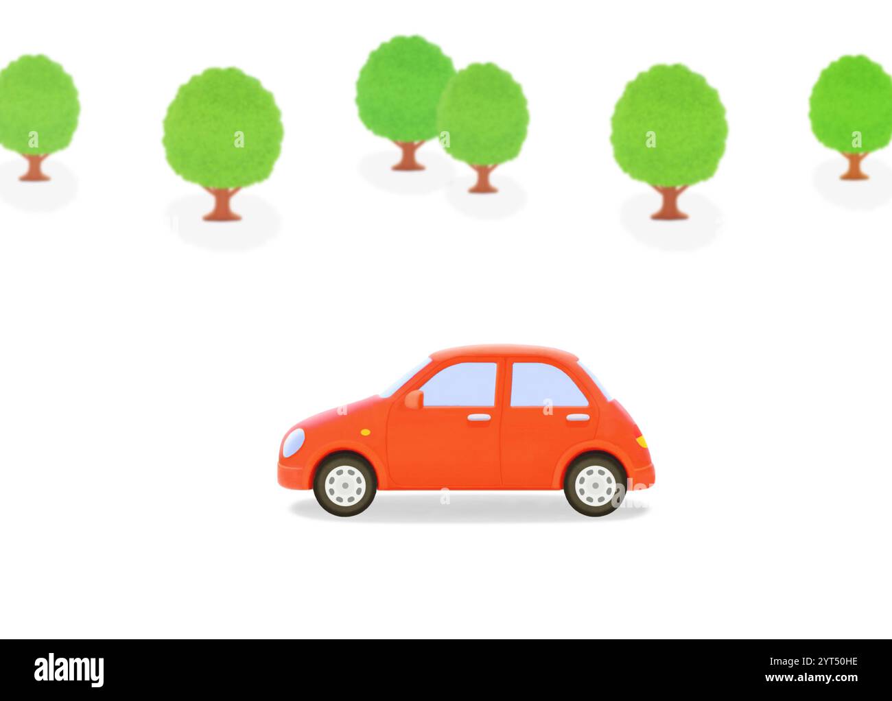 Car in trees Cut Out Stock Images & Pictures - Alamy