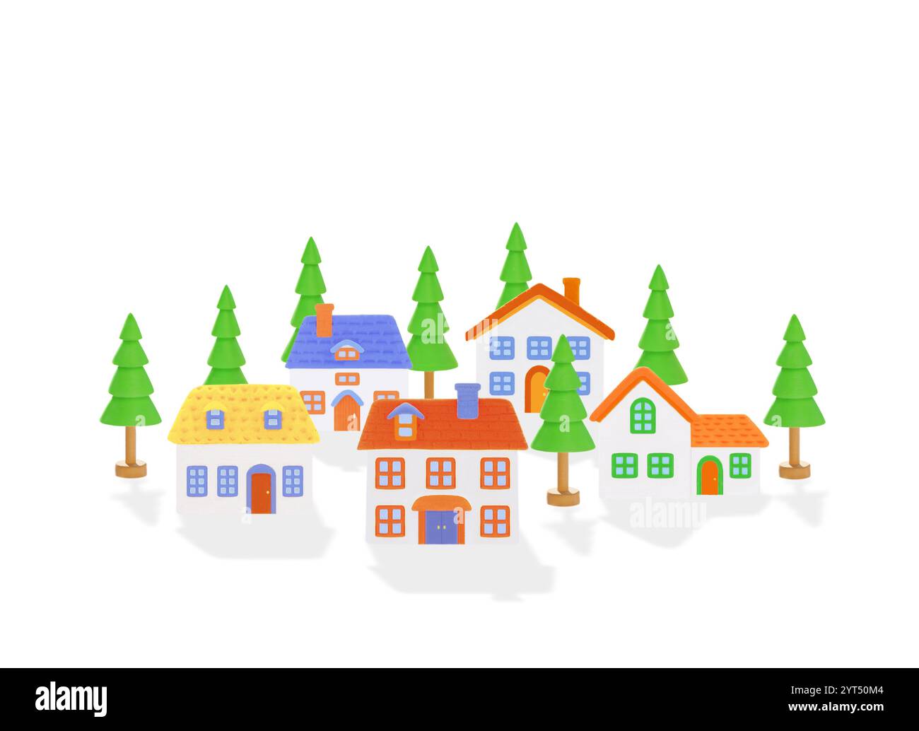 5 clay houses Stock Photo - Alamy