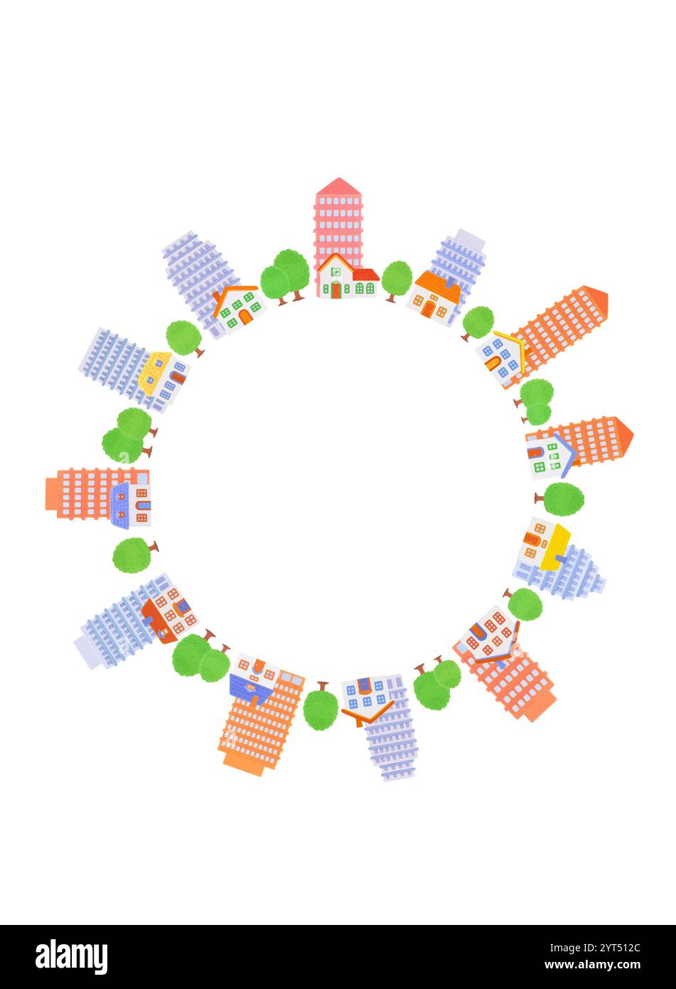 Home residential building complex Cut Out Stock Images & Pictures - Alamy