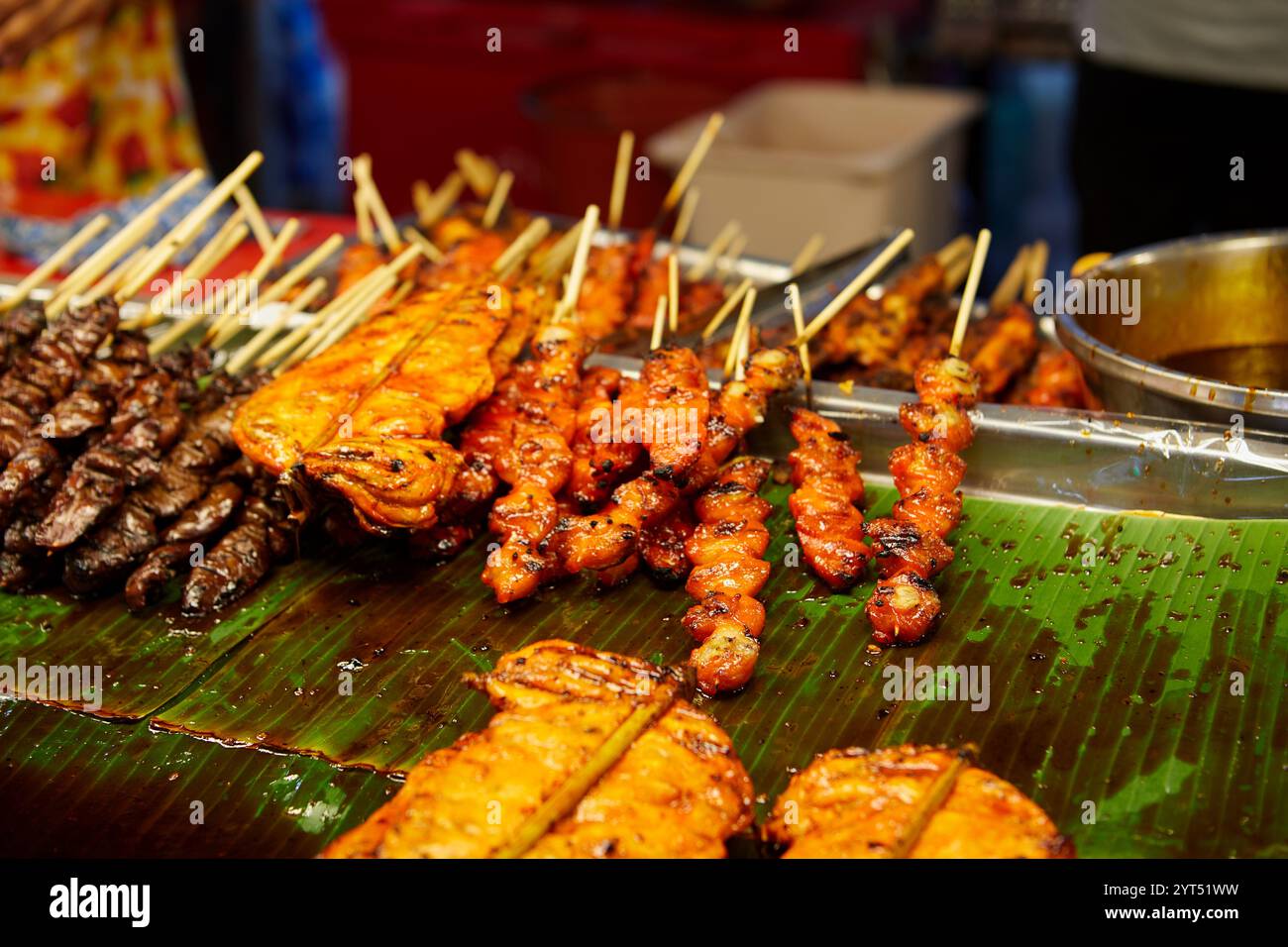 Close up barbecue chicken meat hi-res stock photography and images - Alamy
