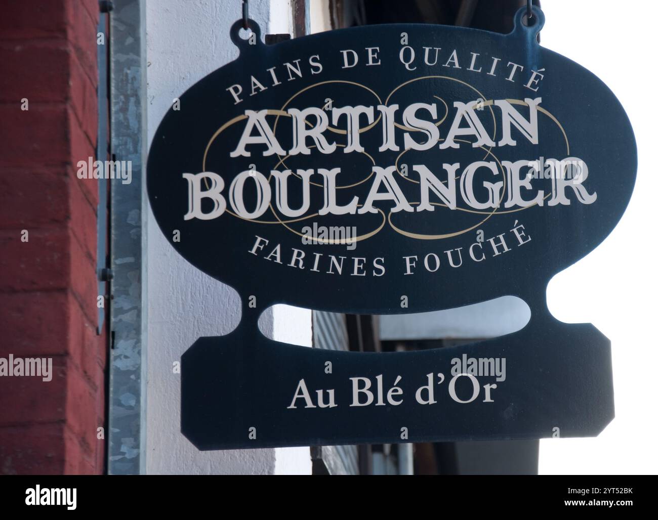 Sign for Artisan and Traditional French Bakery, St Denis, Paris, France ...